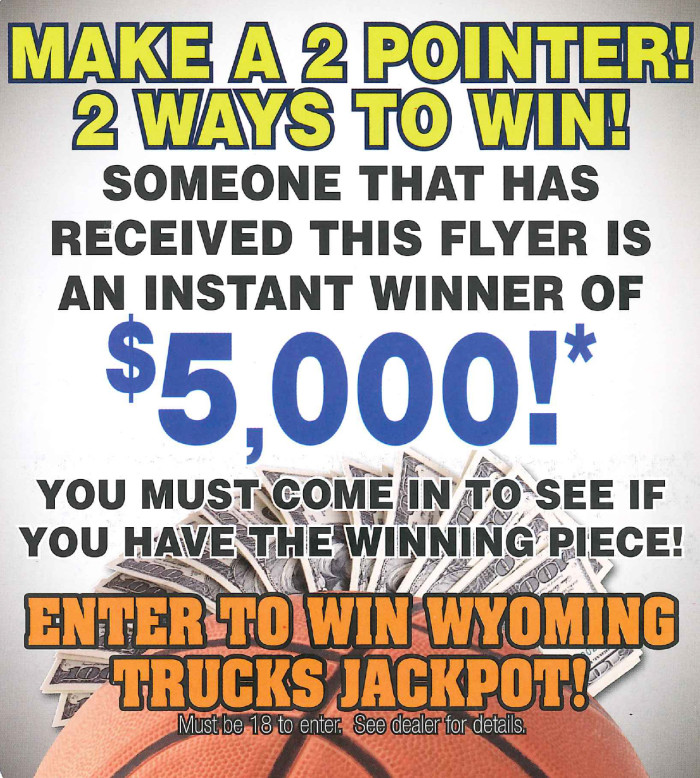 WIN BIG at Wyoming Trucks & Cars for their March Bracket Buster Deals ...